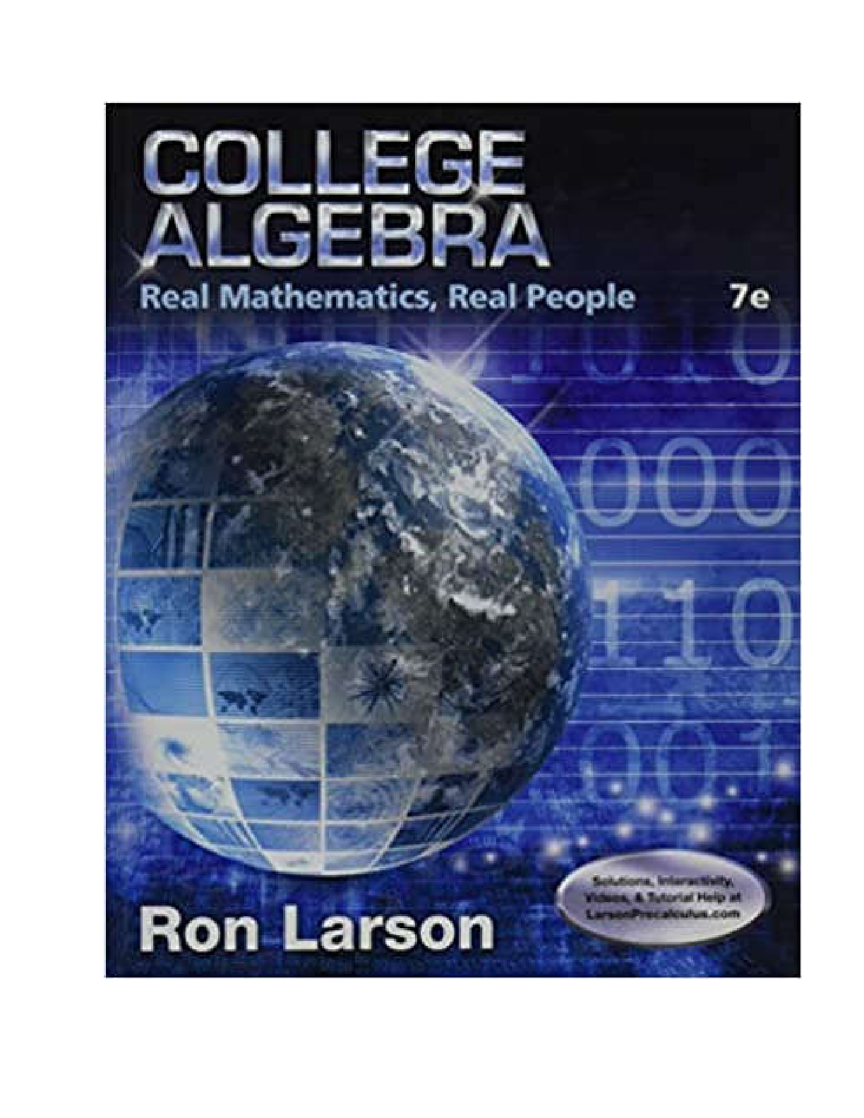 [eBook] [PDF] for College Algebra Real Mathematics, Real People 7th ...